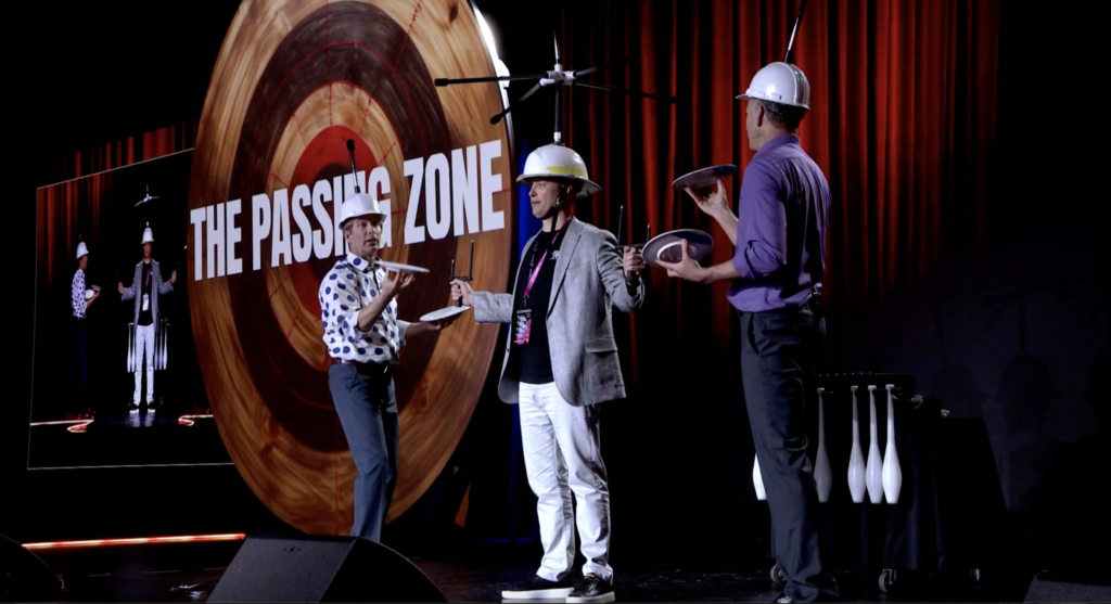 Corporate Comedy Juggling Entertainment - The Passing Zone