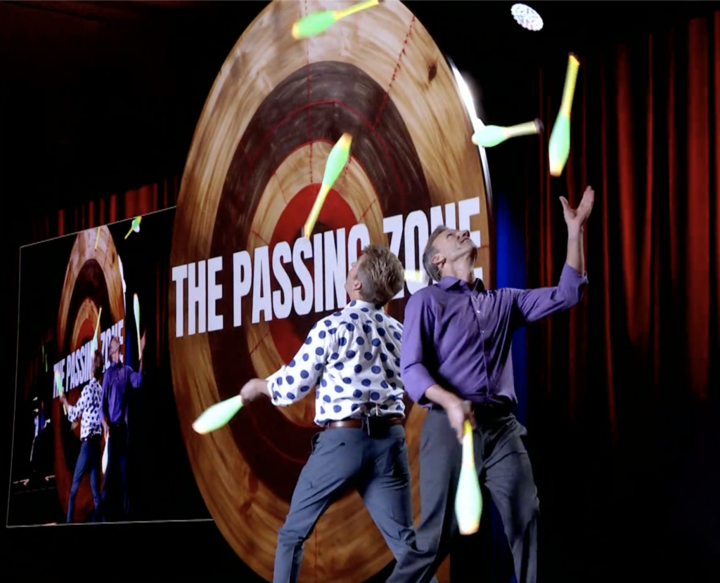 Corporate Comedy Juggling Entertainment - The Passing Zone